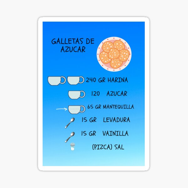 "Galletas de azucar" Sticker for Sale by Happy2buy | Redbubble