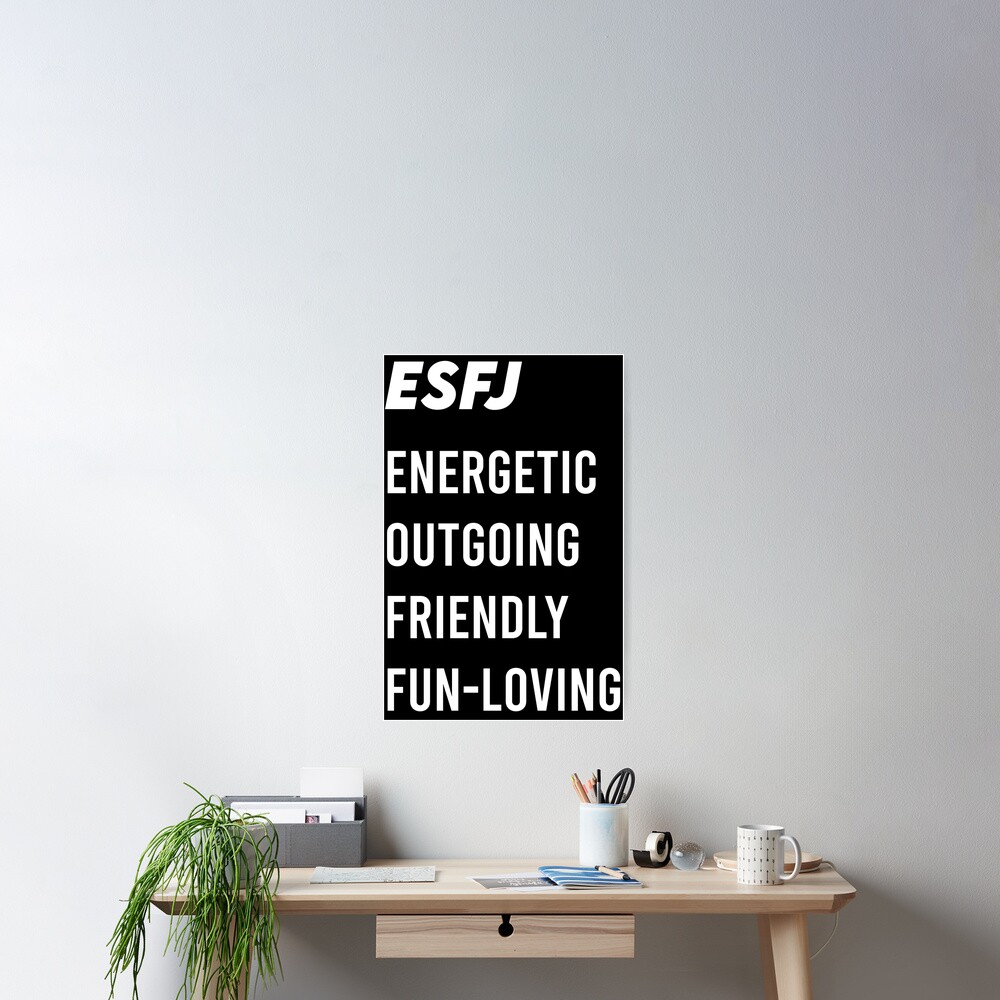 "esfj|esfj quotes" Poster for Sale by dreamerpandaa | Redbubble