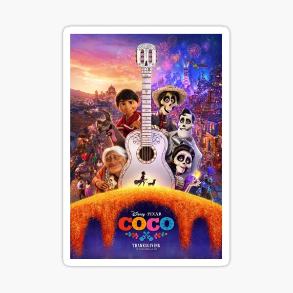 "Coco Animation" Sticker for Sale by haugkevin | Redbubble