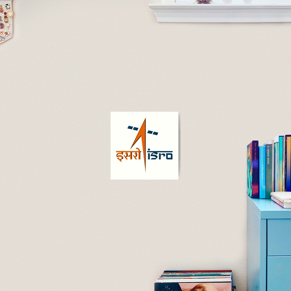 "Indian Space Research Organization (ISRO) Logo" Art Print by ...