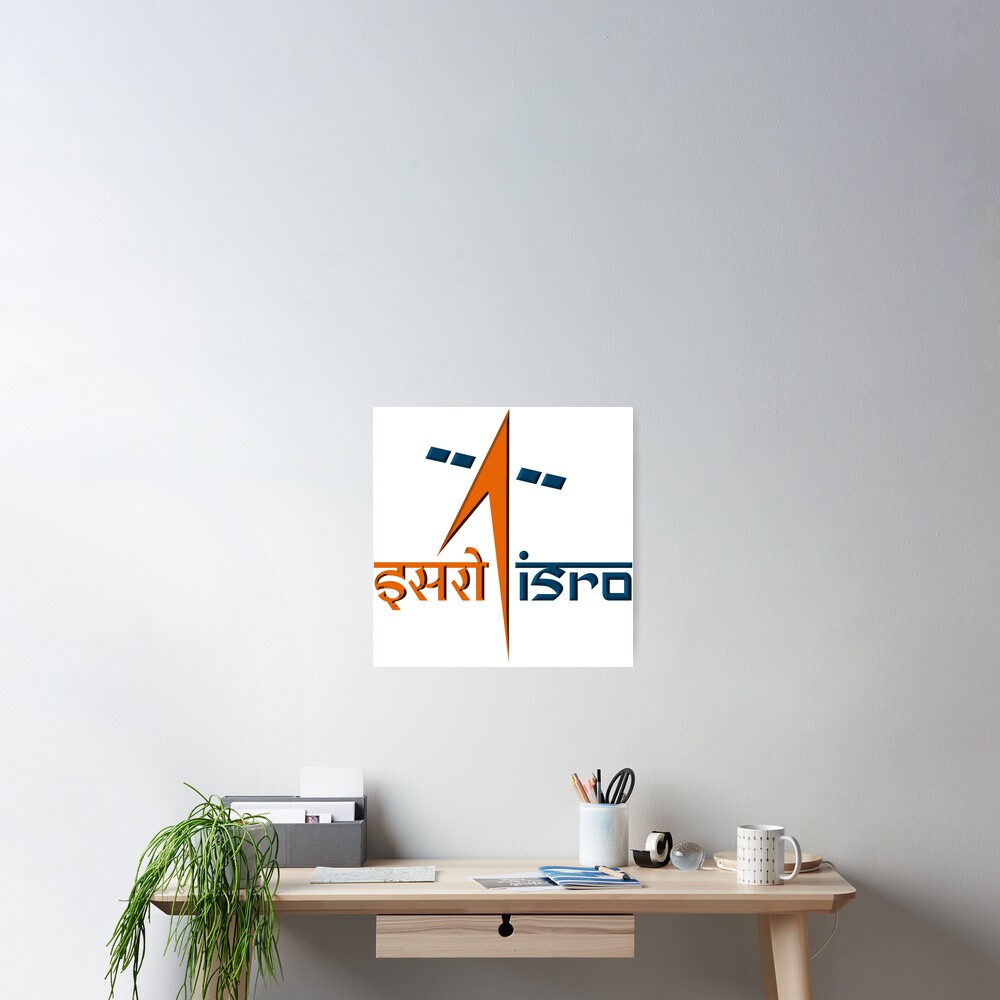 "Indian Space Research Organization (ISRO) Logo" Poster for Sale by ...