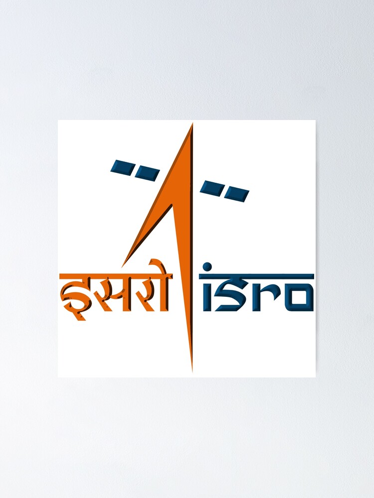 "Indian Space Research Organization (ISRO) Logo" Poster for Sale by ...
