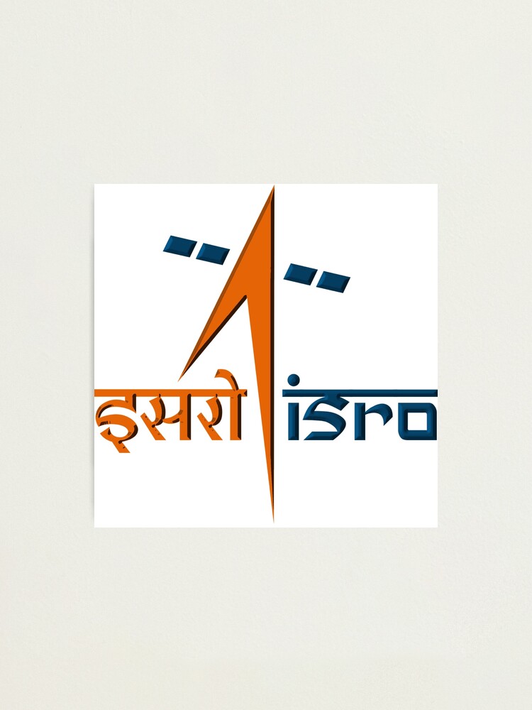"Indian Space Research Organization (ISRO) Logo" Photographic Print by ...