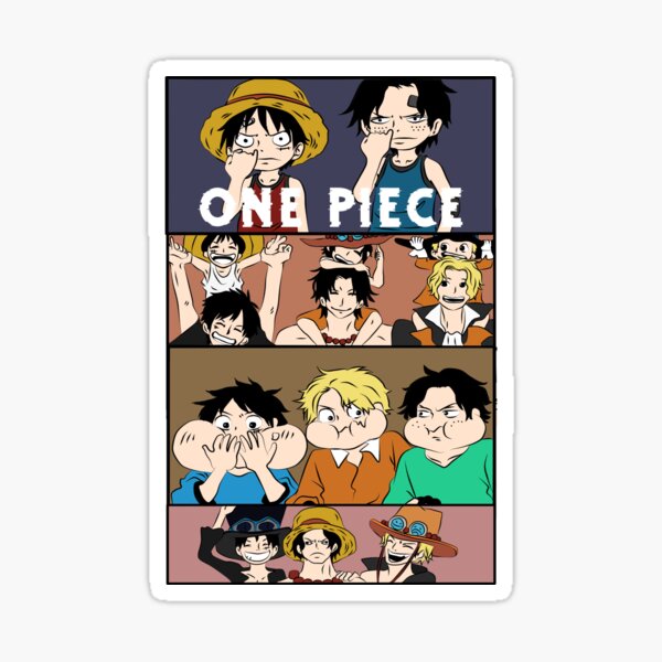 "One Piece Inspired Anime T-Shirt | Luffy, Ace, Sabo & Crew | Straw Hat ...
