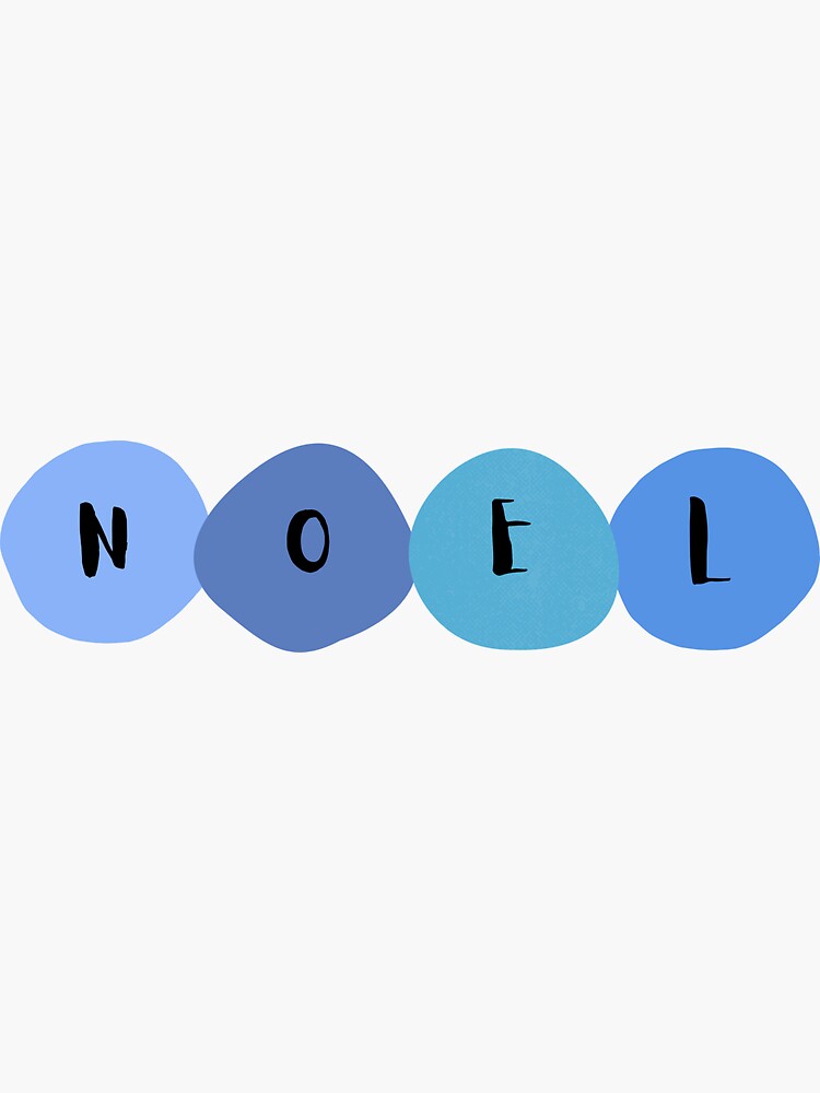 "NOEL- Name " Sticker for Sale by Name-Bubble | Redbubble