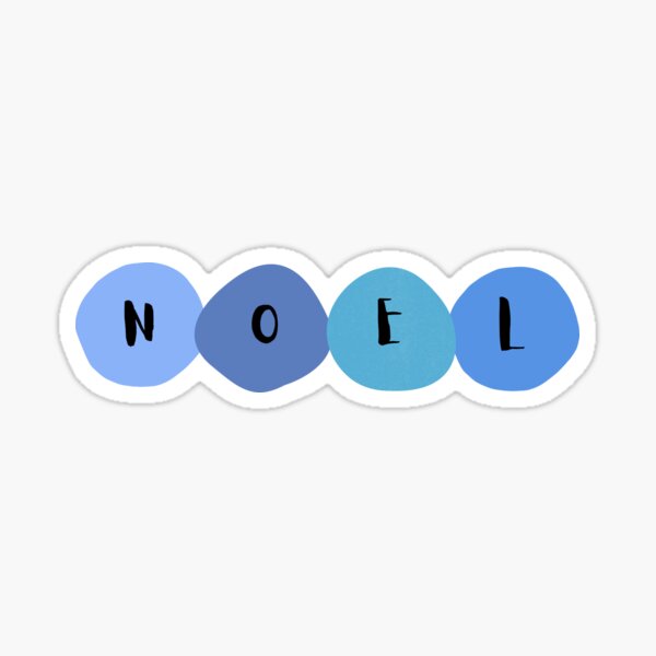 "NOEL- Name " Sticker for Sale by Name-Bubble | Redbubble