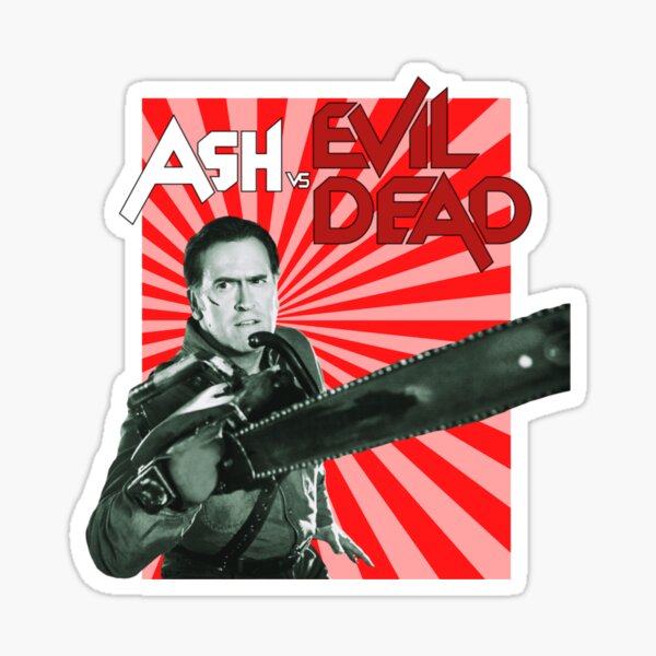 "Pop art "Evil Ash"" Sticker for Sale by SkullPtor | Redbubble