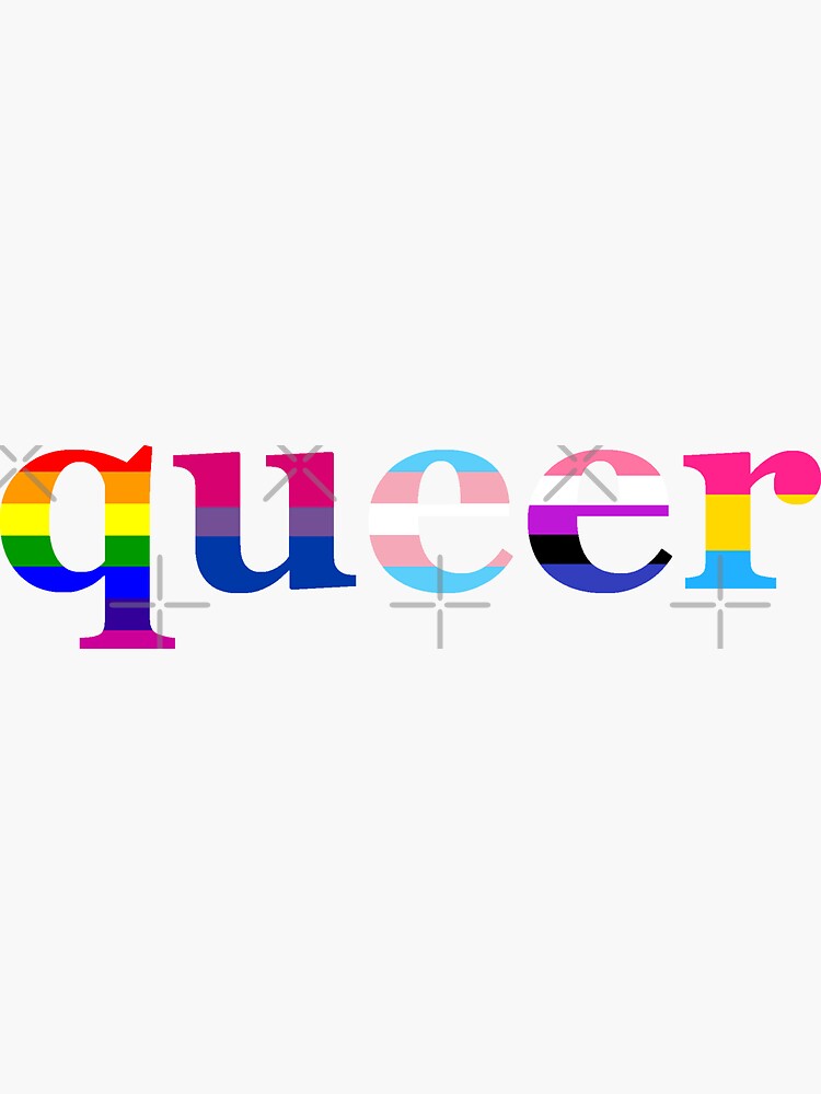 "Pride Flags Queer" Sticker for Sale by laurenpaulin | Redbubble