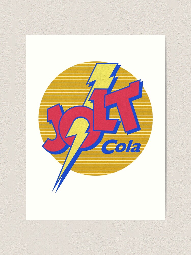 "80s Jolt Cola Logo with a Little Bit of Texture" Art Print for Sale by ...
