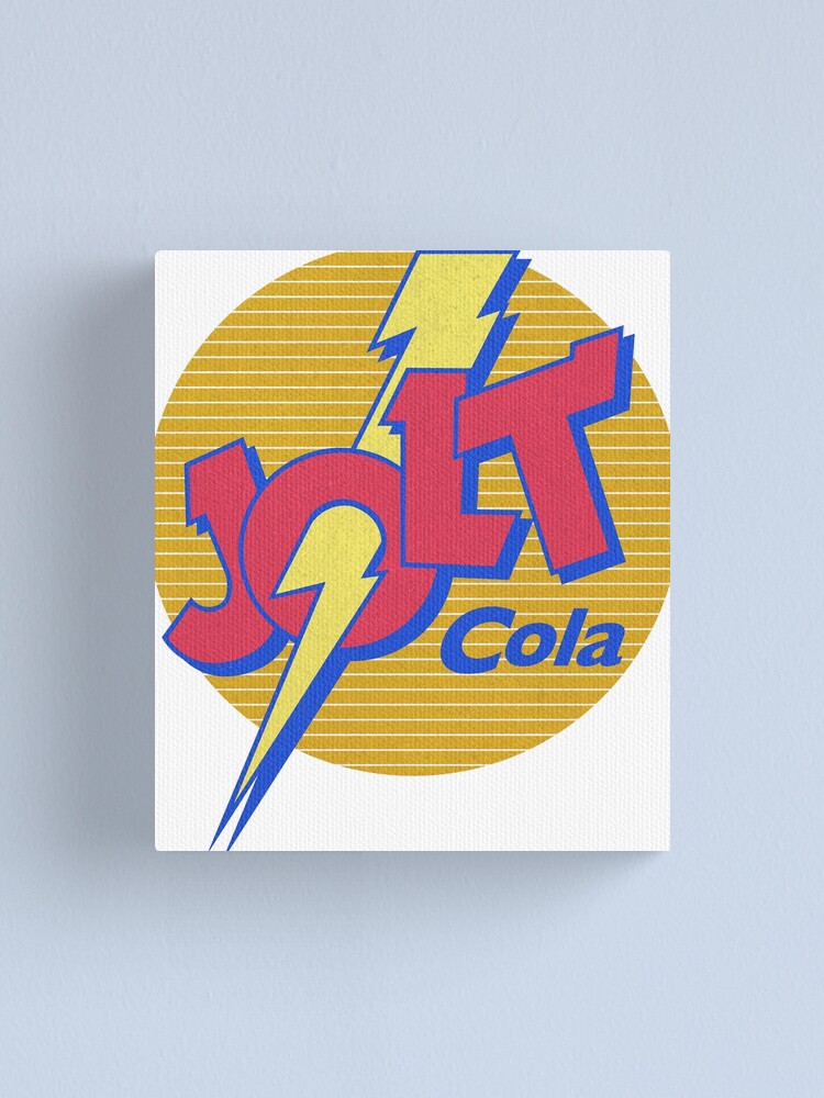 Lienzo «Logotipo de Jolt Cola de los años 80 con un poco de textura» de ...