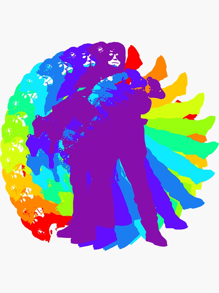 "KLF Why Sheep (Rainbow Windmill) " Sticker for Sale by shybairnstitchS ...