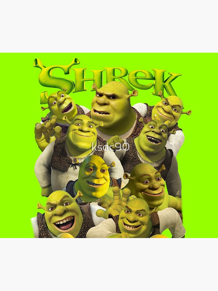 "shrek collage" Throw Blanket for Sale by kyreeeeeeen | Redbubble