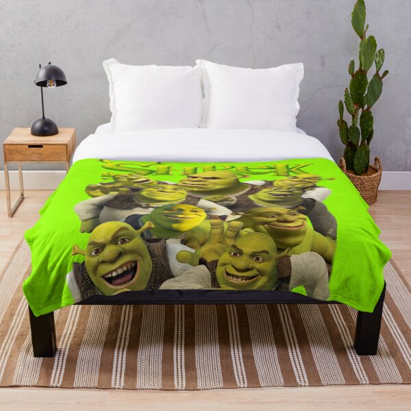"shrek collage" Throw Blanket for Sale by kyreeeeeeen | Redbubble