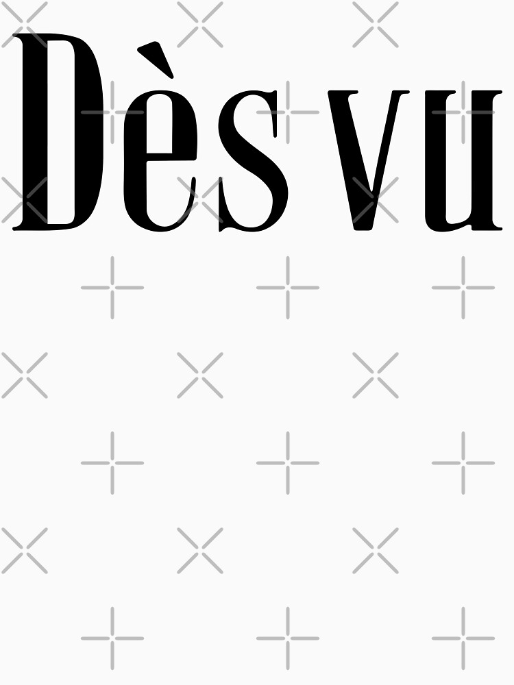 "Des Vu Merch Des Vu Logo" T-shirt for Sale by BenizMass | Redbubble ...