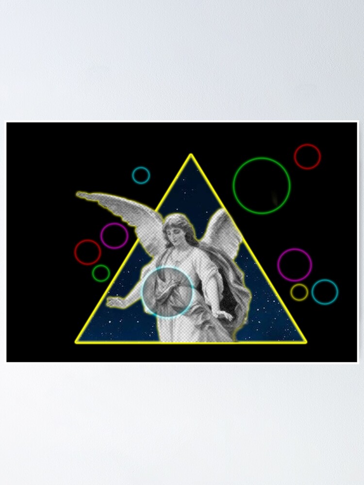"aesthetic vaporwave angel 2" Poster for Sale by bunsbodega | Redbubble