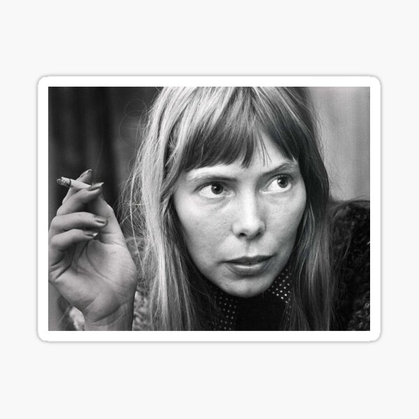 "joni mitchell" Sticker for Sale by Spacesx | Redbubble