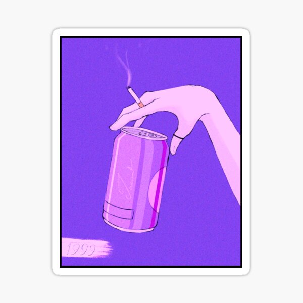 "Coffee Can Cig" Sticker for Sale by Yagamioflight | Redbubble