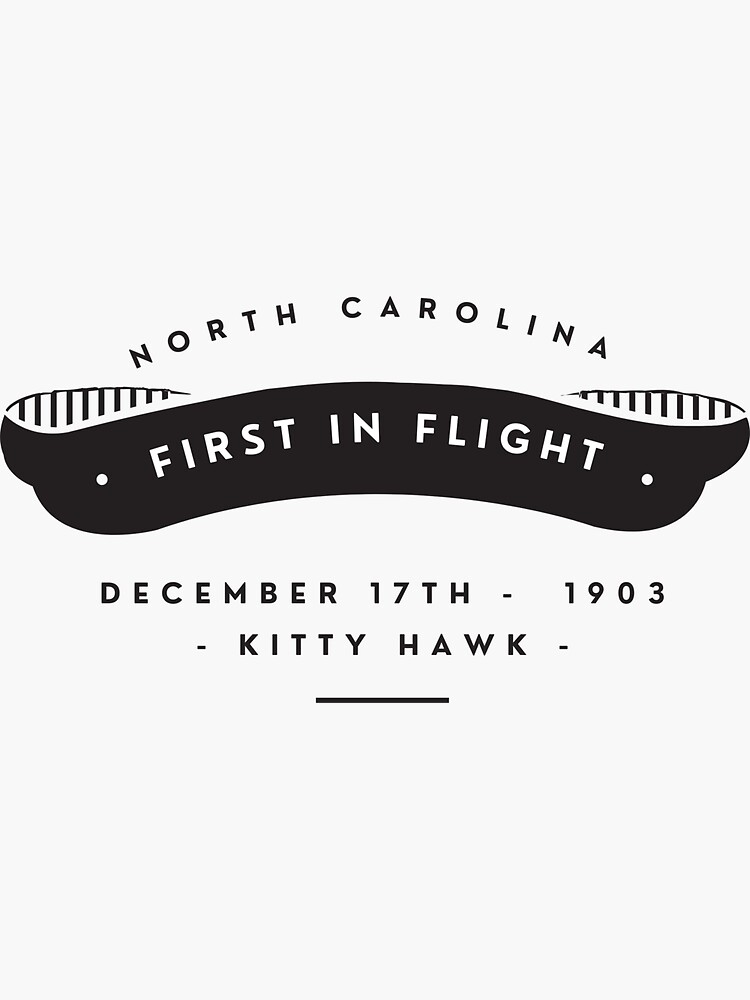 "First in flight" Sticker for Sale by Vinnies13 | Redbubble