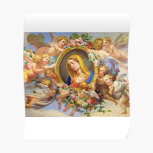 "Mary mother of God and Angels." Poster for Sale by SuperStarStore ...