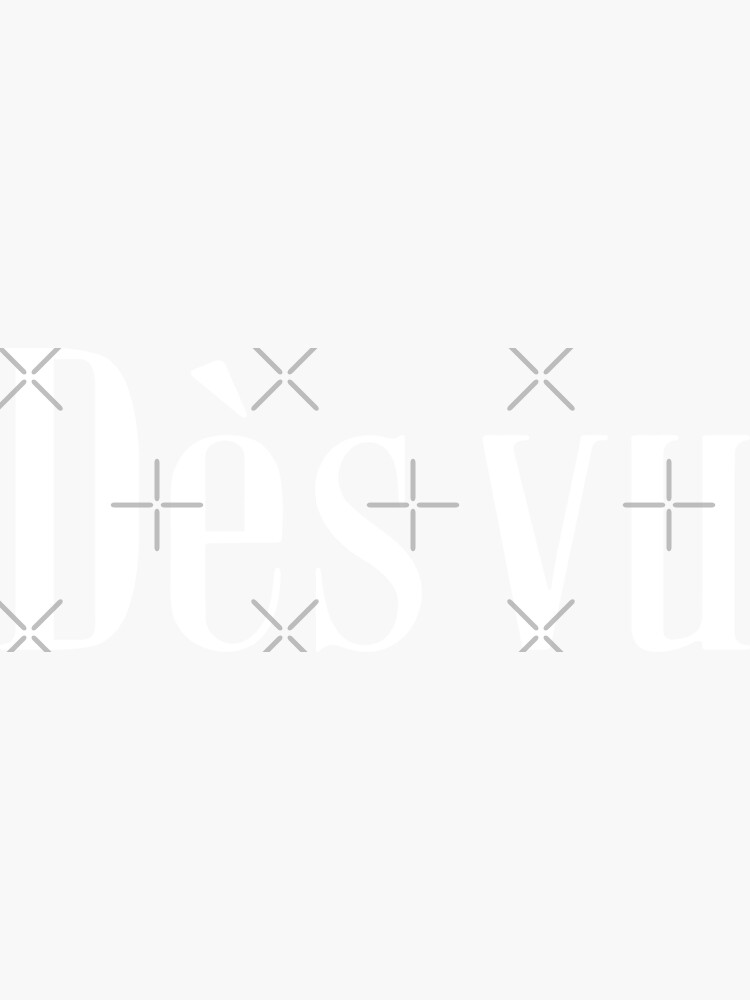 "Des Vu Merch Des Vu Logo" Sticker for Sale by BenizMass | Redbubble