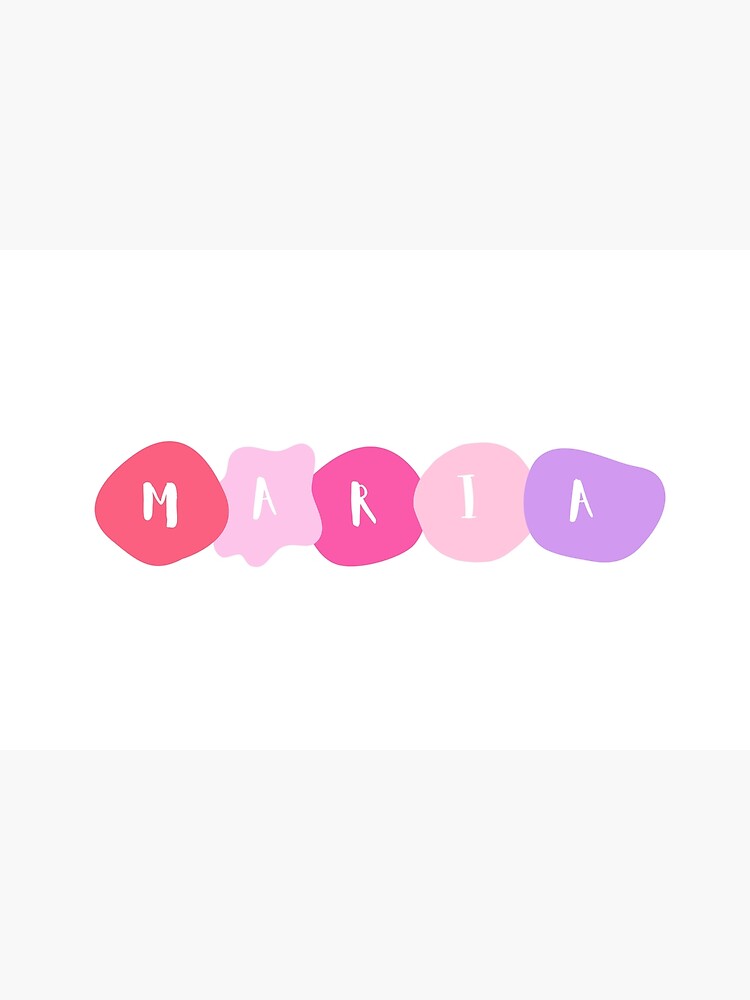 "Maria - Name " Poster for Sale by Name-Bubble | Redbubble