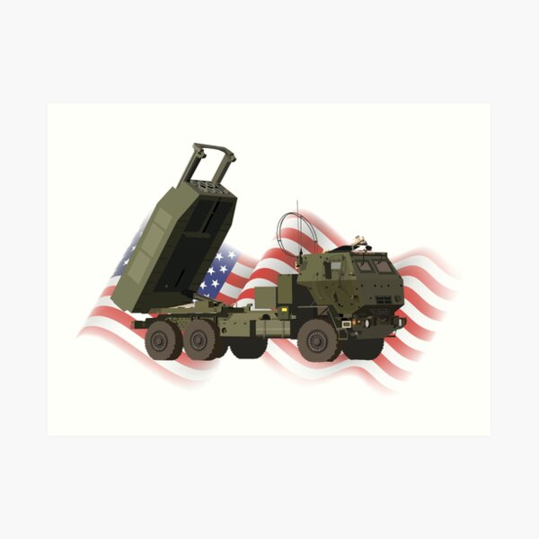 "M142 High Mobility Artillery Rocket System (HIMARS)" Art Print for ...