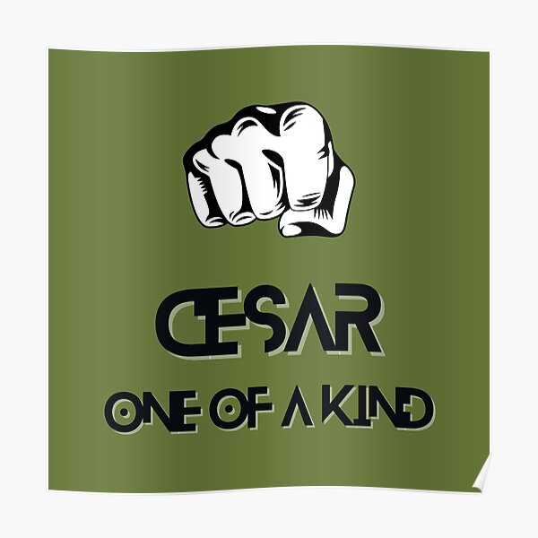 "Cesar Name One of a Kind Birthday Anniversary, Appreciation Gift ...