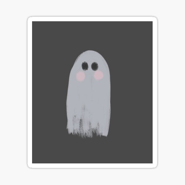 "Little Ghost" Sticker for Sale by WillowDraws | Redbubble
