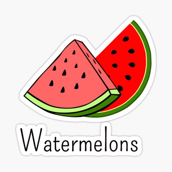 "watermelons" Sticker for Sale by OneVibes | Redbubble