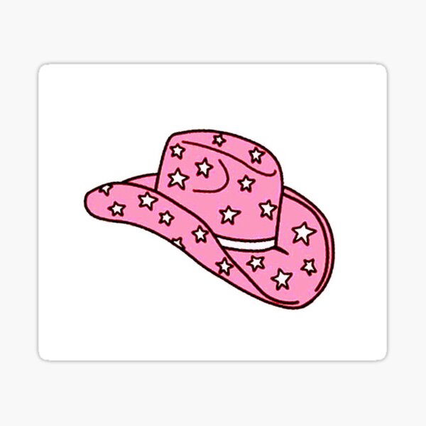 "preppy cowgirl hat" Sticker for Sale by corsiglia | Redbubble