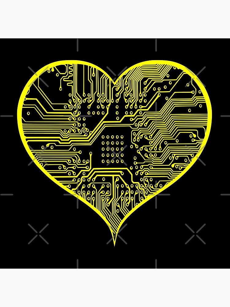 "Heart, Love, Circuit Board, Electronics, Electronic, Mainboard ...