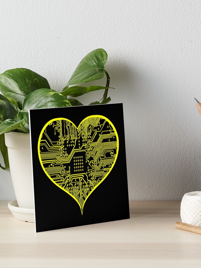 "Heart, Love, Circuit Board, Electronics, Electronic, Mainboard ...