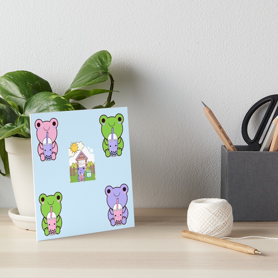 "Boba Frog Pack | Cute Boba Frog Pack | Kawaii Boba Frog Pack | Cute ...