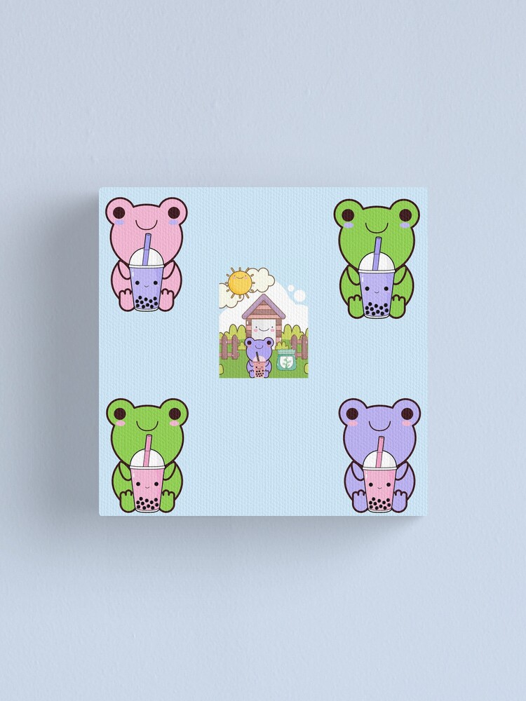 "Boba Frog Pack | Cute Boba Frog Pack | Kawaii Boba Frog Pack | Cute ...