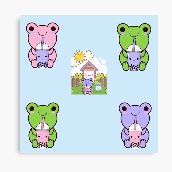 "Boba Frog Pack | Cute Boba Frog Pack | Kawaii Boba Frog Pack | Cute ...