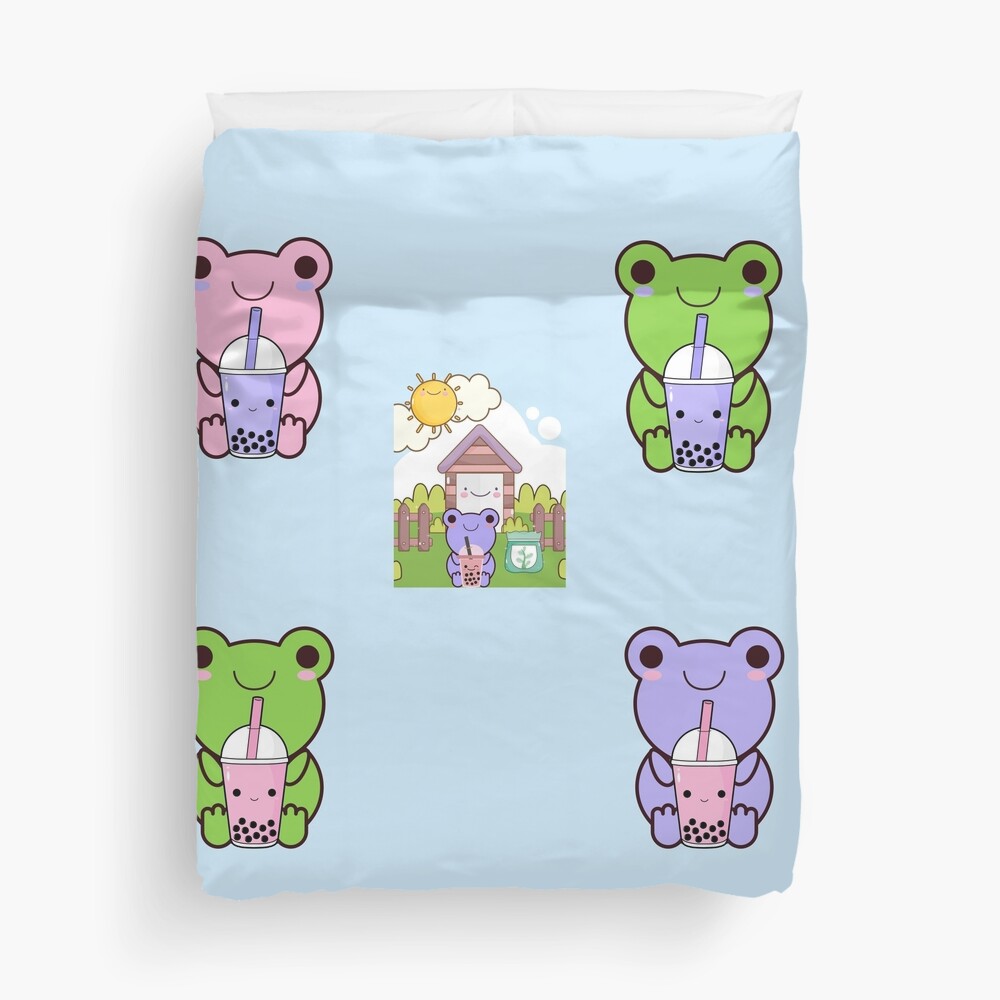 "Boba Frog Pack | Cute Boba Frog Pack | Kawaii Boba Frog Pack | Cute ...