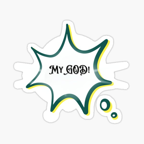 "MY GOD FATHER CREATOR" Sticker for Sale by mafeingenio | Redbubble