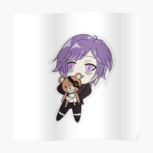 Kanato Sakamaki And Teddy Poster For Sale By Whamblamdoods Redbubble