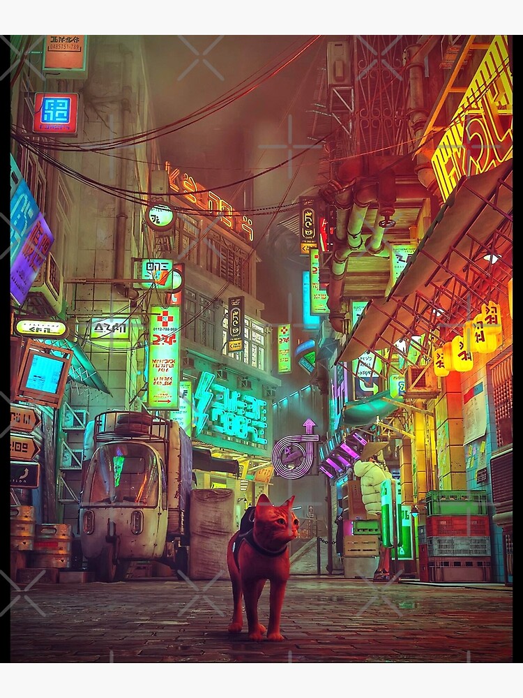 "Stray Game" Poster for Sale by cynthyaart | Redbubble