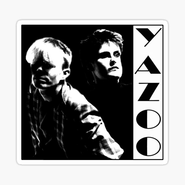 "Yazoo" Sticker by gorgeouspot | Redbubble