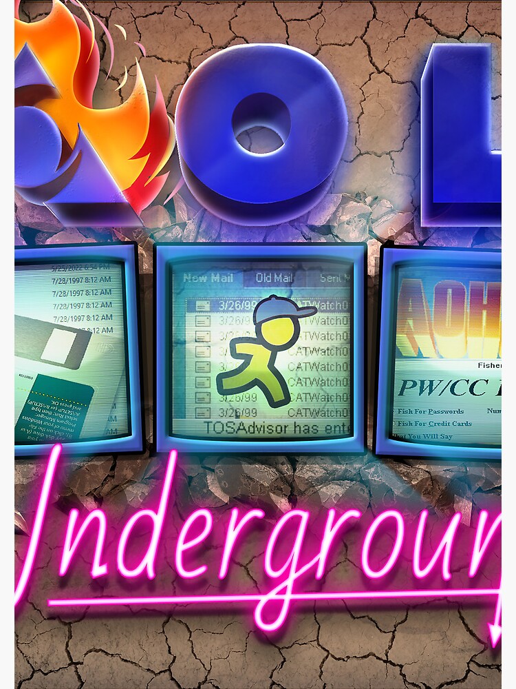 "AOL Underground - new logo" Spiral Notebook for Sale by AOL ...