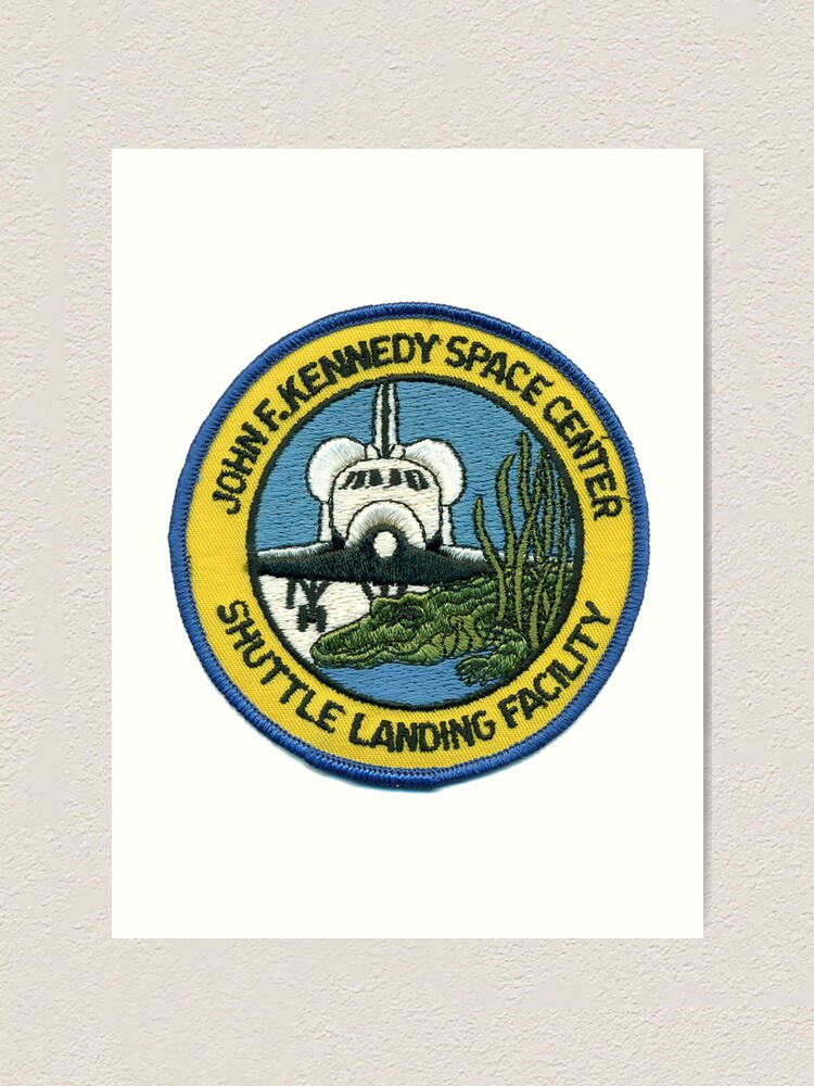 "KSC Shuttle Landing Facility Logo" Art Print by Spacestuffplus | Redbubble