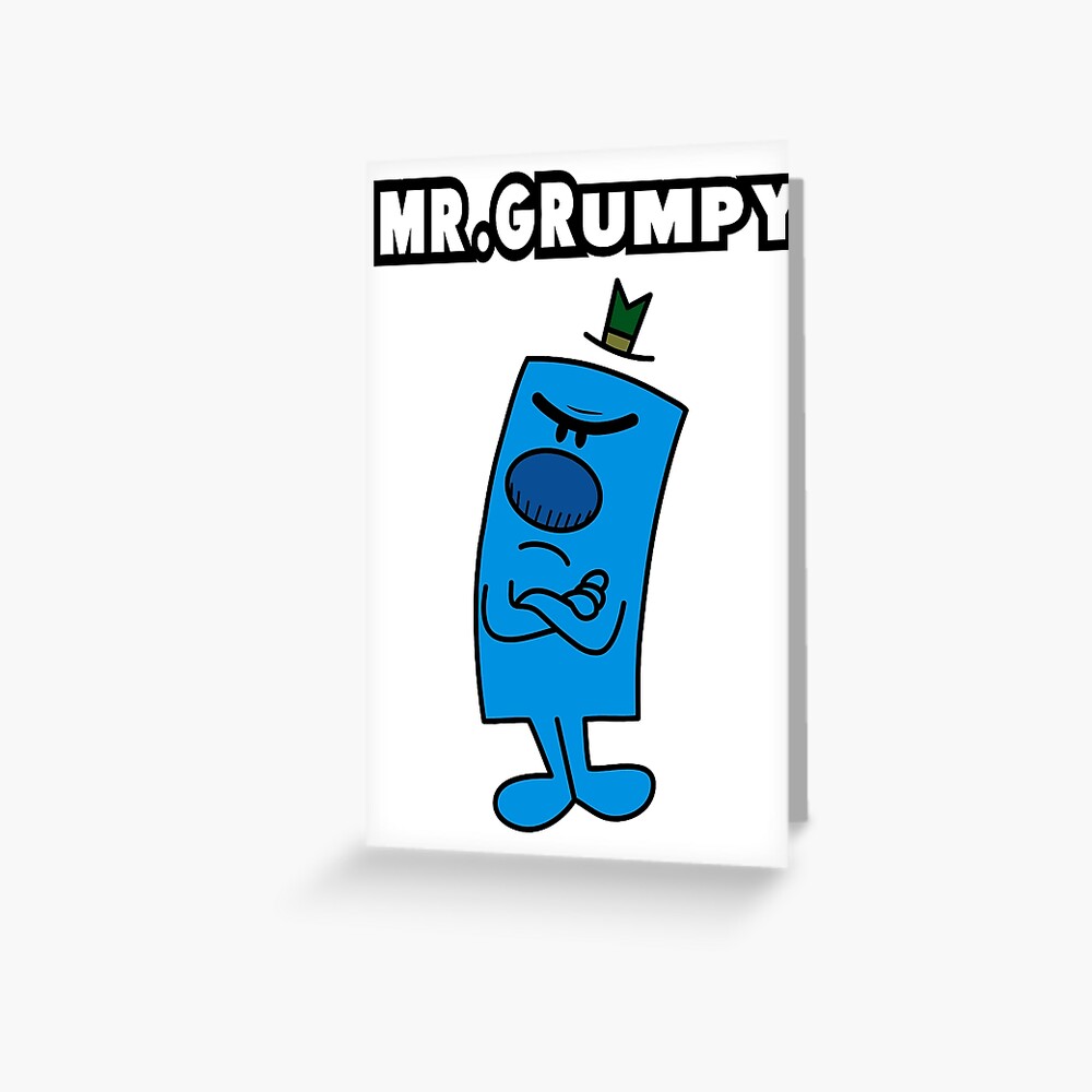 " mr. grumpy little miss and mr.men" Greeting Card for Sale by kaandalf ...