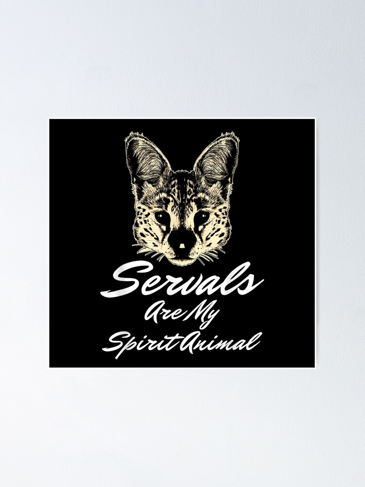 "Serval Animal" Poster for Sale by ScarlettAlex | Redbubble