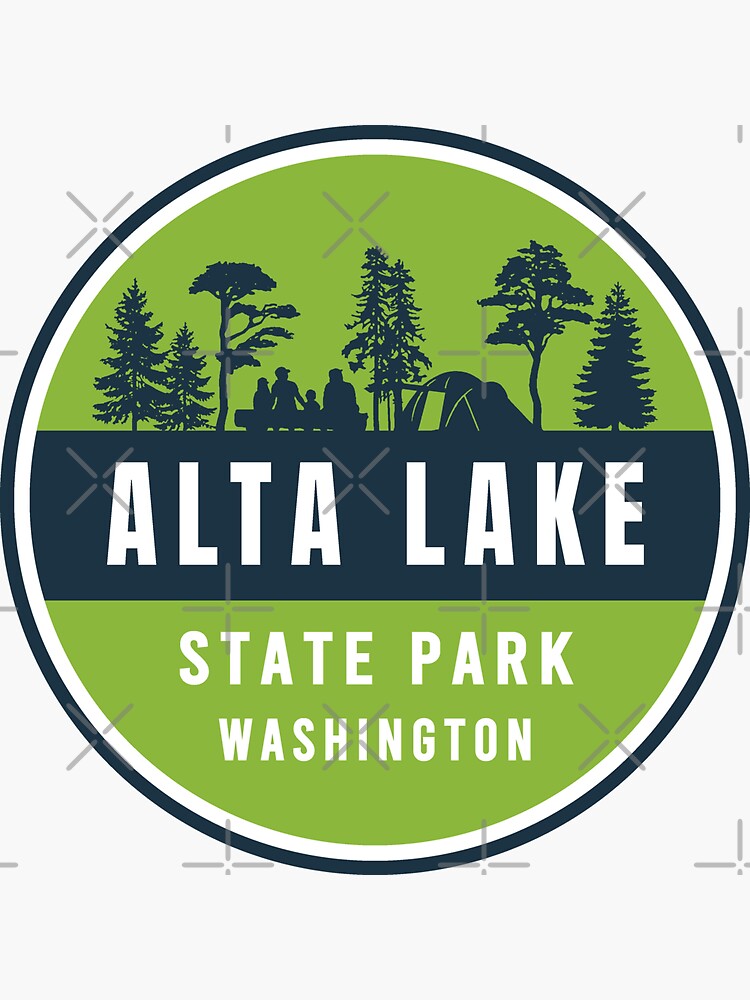 "Alta Lake State Park WA Family Logo" Sticker for Sale by VanyaKar ...