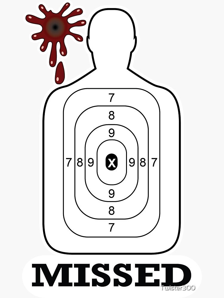 "missed 1" Sticker for Sale by Twister300 | Redbubble