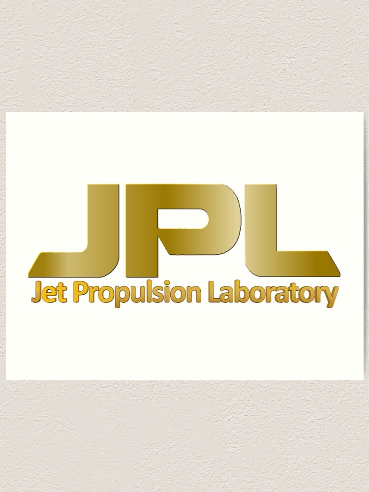 "JPL Anniversary Logo" Art Print by Spacestuffplus | Redbubble
