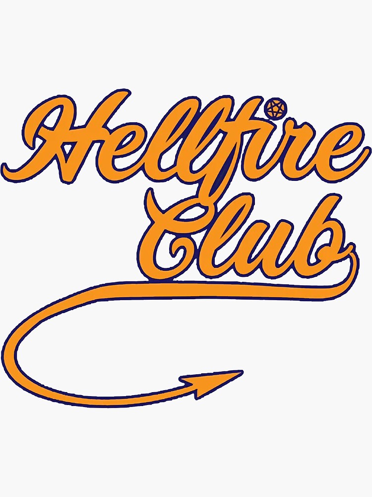 "HELLFIRE CLUB - Such a Nerd! - Stranger Things " Sticker for Sale by ...