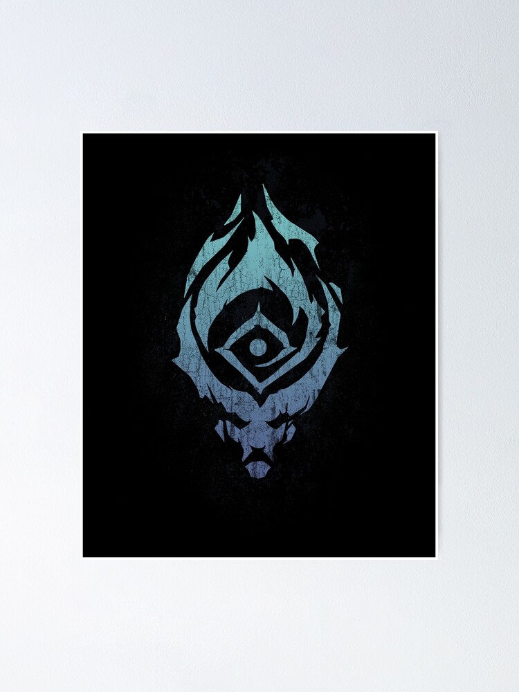 "Shadow isles symbol" Poster for Sale by Ishtamari | Redbubble