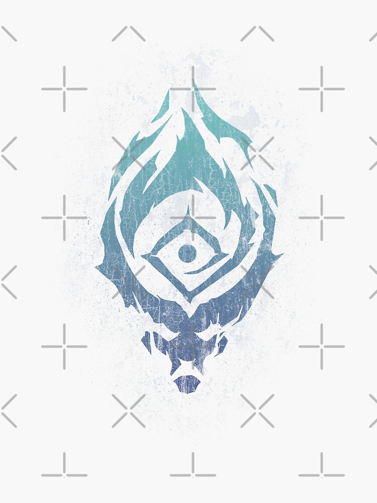 "Shadow isles symbol" Sticker for Sale by Ishtamari | Redbubble